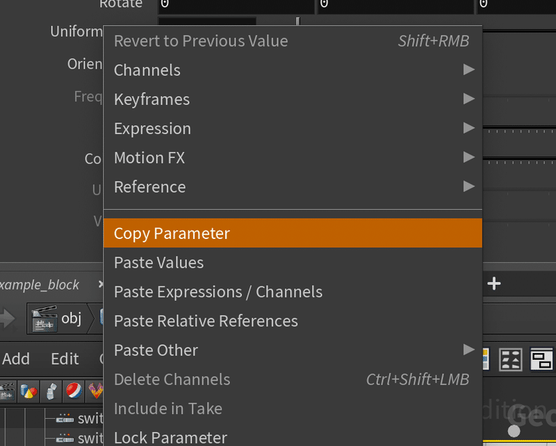 Houdiniの基本操作のメモ｜okazu