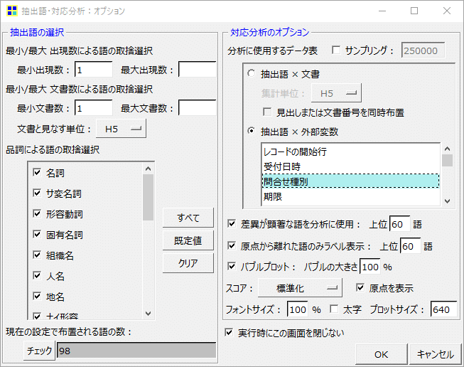 KH Coder でテキストマイニングをやってみた kintone｜46u