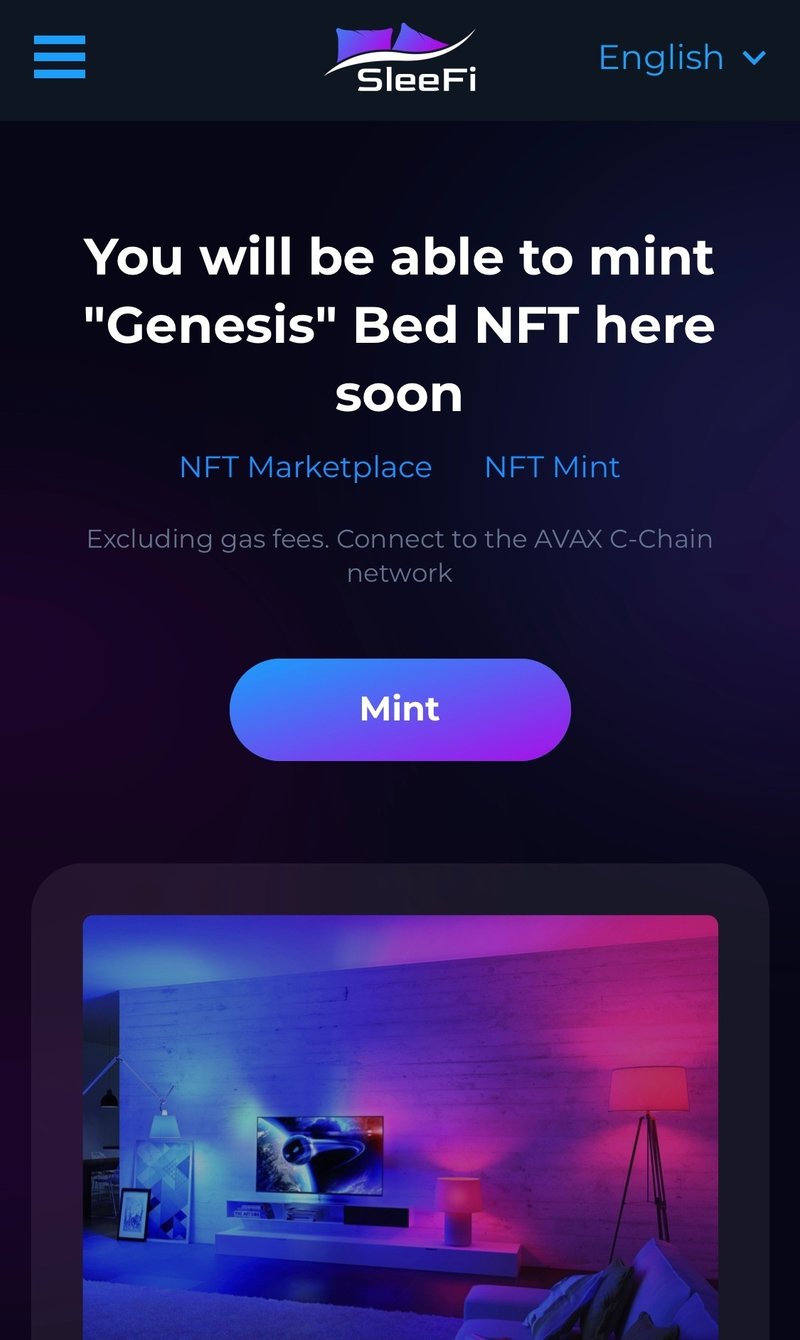 SleeFi- GENESIS NFTミント手引き書(スマホ版) (ベッド・ジュエル共通)｜Light_SNBK｜note
