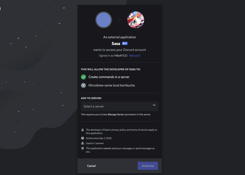 Discordダイスbot「Sasa」｜ひこ