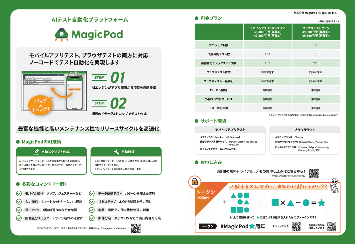 iOSDCで初めてスポンサーをしてみた話と反省点｜AIテスト自動化プラットフォーム「MagicPod」公式note