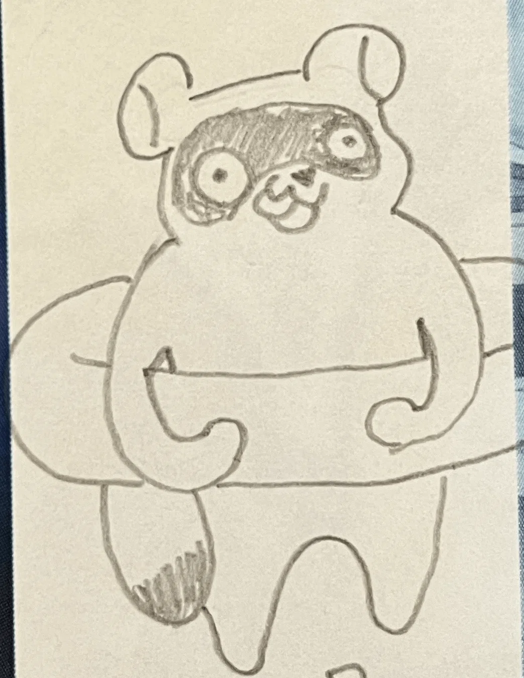 妻が描いたたぬきの落書きをAIに仕上げてもらった｜株式会社Frorit石橋佑介