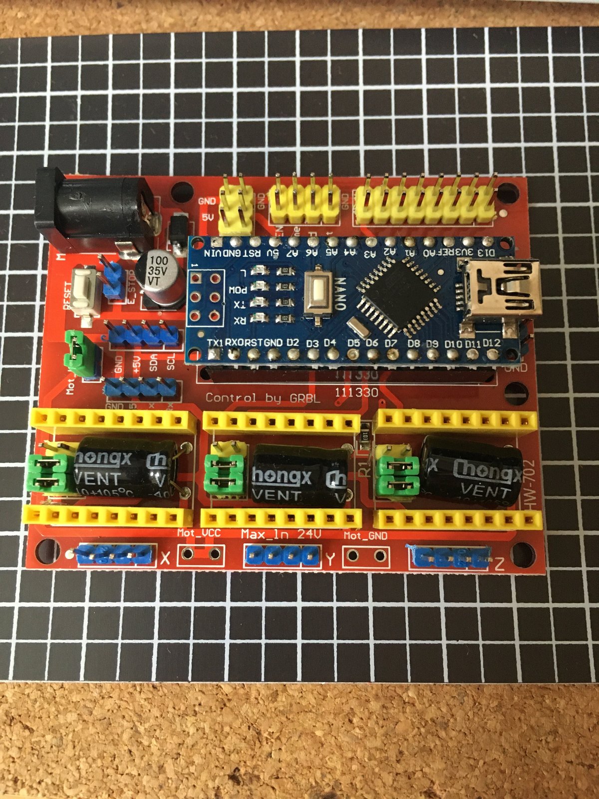 Arduino nano用grbl基板｜n.k products
