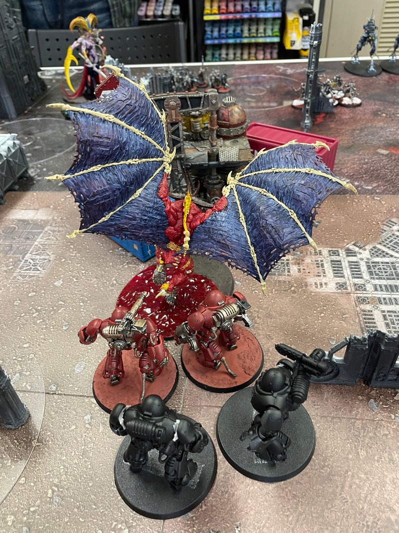 ウォーハンマー40k ケイオスディーモン：プレイレポート 2｜mooning-nasu