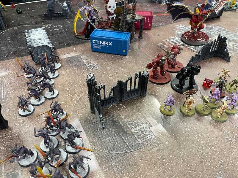 ウォーハンマー40k ケイオスディーモン：プレイレポート 2｜mooning-nasu