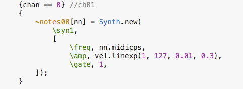 SuperColliderのSynthDefをMIDIキーボードで鳴らす/(Logic Pro Xで鳴らす）｜KuRiKuRo
