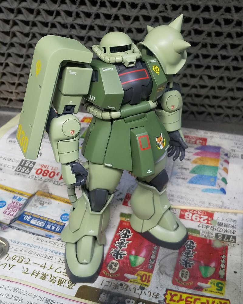 HGUCザク 組み立て｜dai_mokei