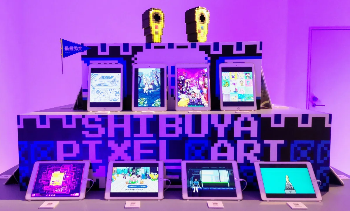 35arts｜SHIBUYA PIXEL ART 2022（渋谷ヒカリエ8階「8/ CUBE」）｜浅野靖菜｜アートライター