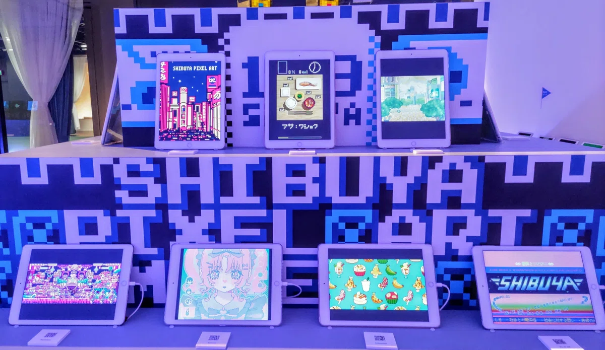 35arts｜SHIBUYA PIXEL ART 2022（渋谷ヒカリエ8階「8/ CUBE」）｜浅野靖菜｜アートライター