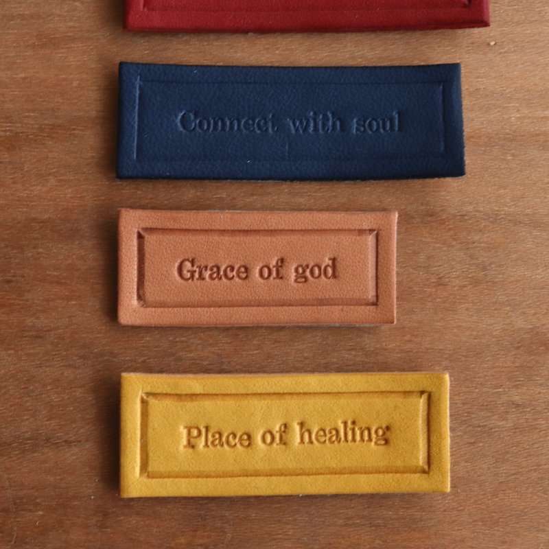 草木染レザーの言霊ステッカー｜草木染レザーSou-no-Iro