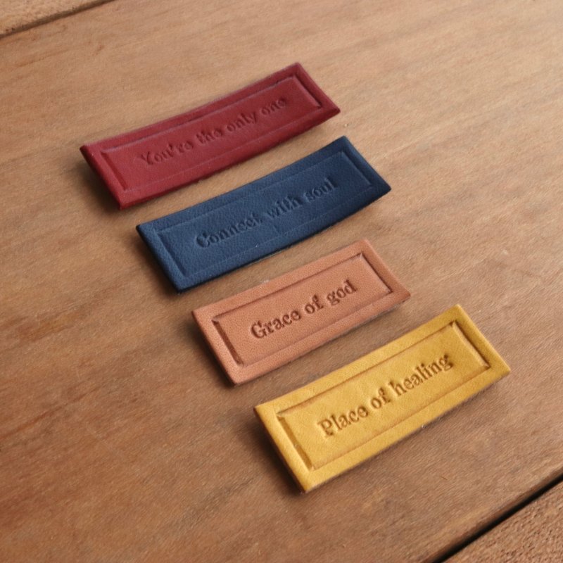 草木染レザーの言霊ステッカー｜草木染レザーSou-no-Iro