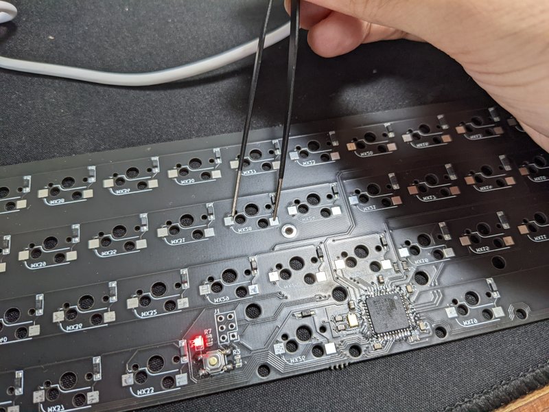 【JLCPCB】自作キーボード初心者がATMEGA32U4直付のPCBを作ってみた｜copkbd