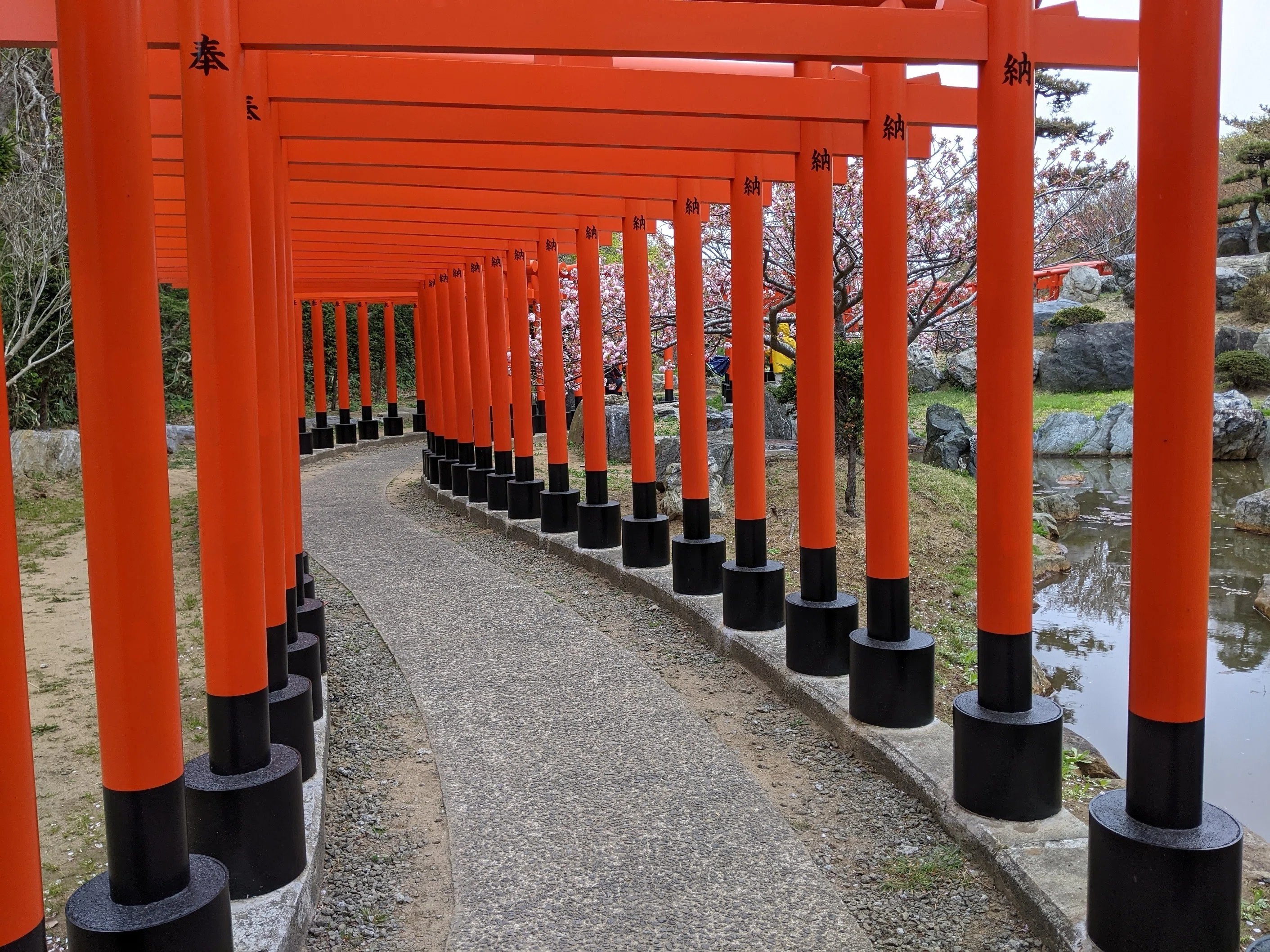 青森県 高山稲荷の鳥居｜tkura