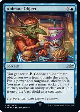 MTG：Unfinity 全カード個人的寸評・青｜E．B