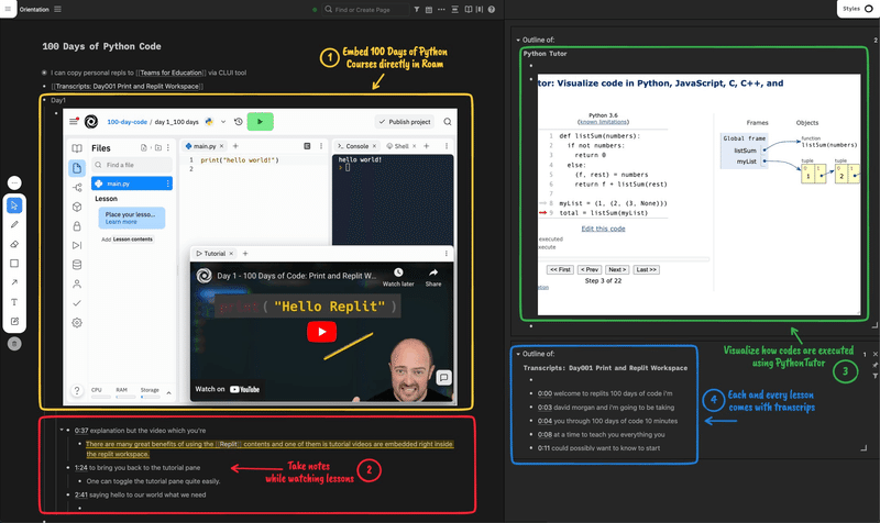 Pythonを学ぶ上で「3R（Roam + Replit + Riley）」がベストな理由｜Sangmin Ahn