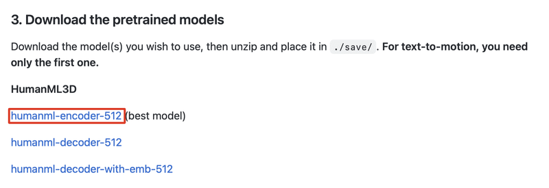 Motion Diffusion Model によるテキストからのモーション生成を試す｜npaka