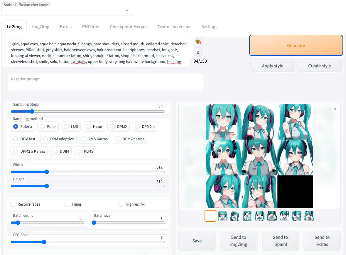 アニメ絵、イラストからプロンプトを生成するDeepDanbooruをAUTOMATIC1111で使う｜ウチダマサトシ