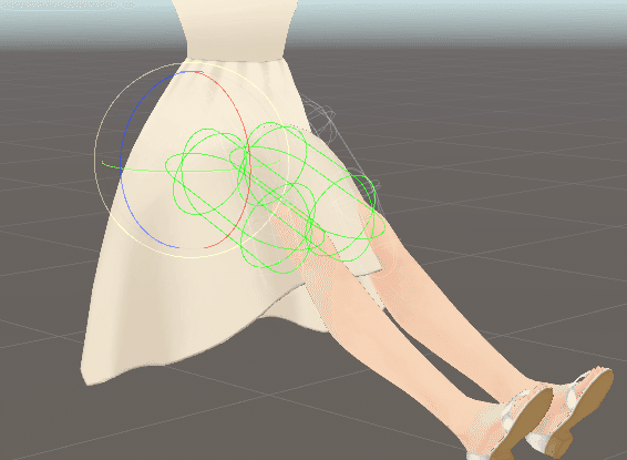 #VRoid 】VRChatのPhysBoneを攻略する（1）ワンピーススカート編【 #VRChat 】｜150万画素