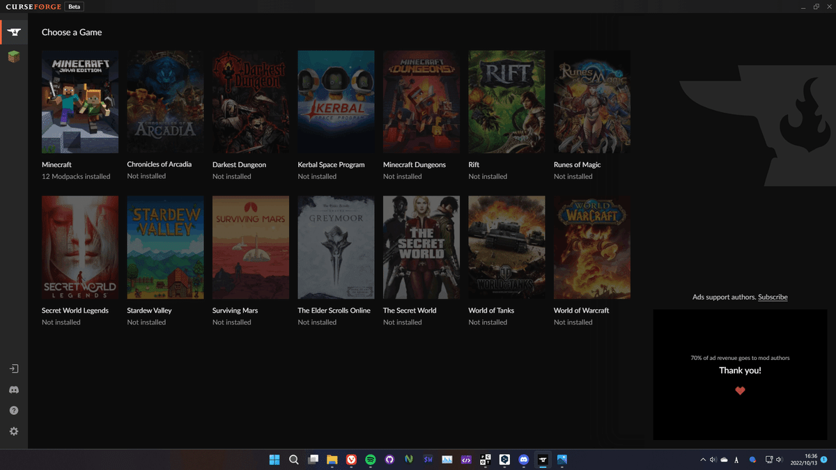 【Minecraft Java Edition】Modを入れて遊びたい人はCurseforge Appを入れよう【導入解説】｜なたい