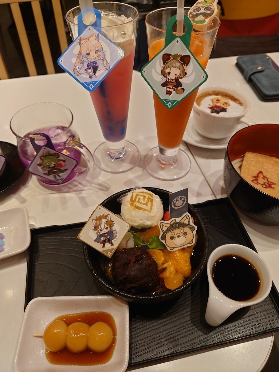 スイパラ原神コラボ行ってきた！｜あんころもち