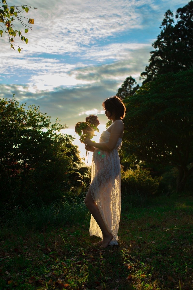 マタニティヌード撮影 in 岩手｜Chiaki Kamuki