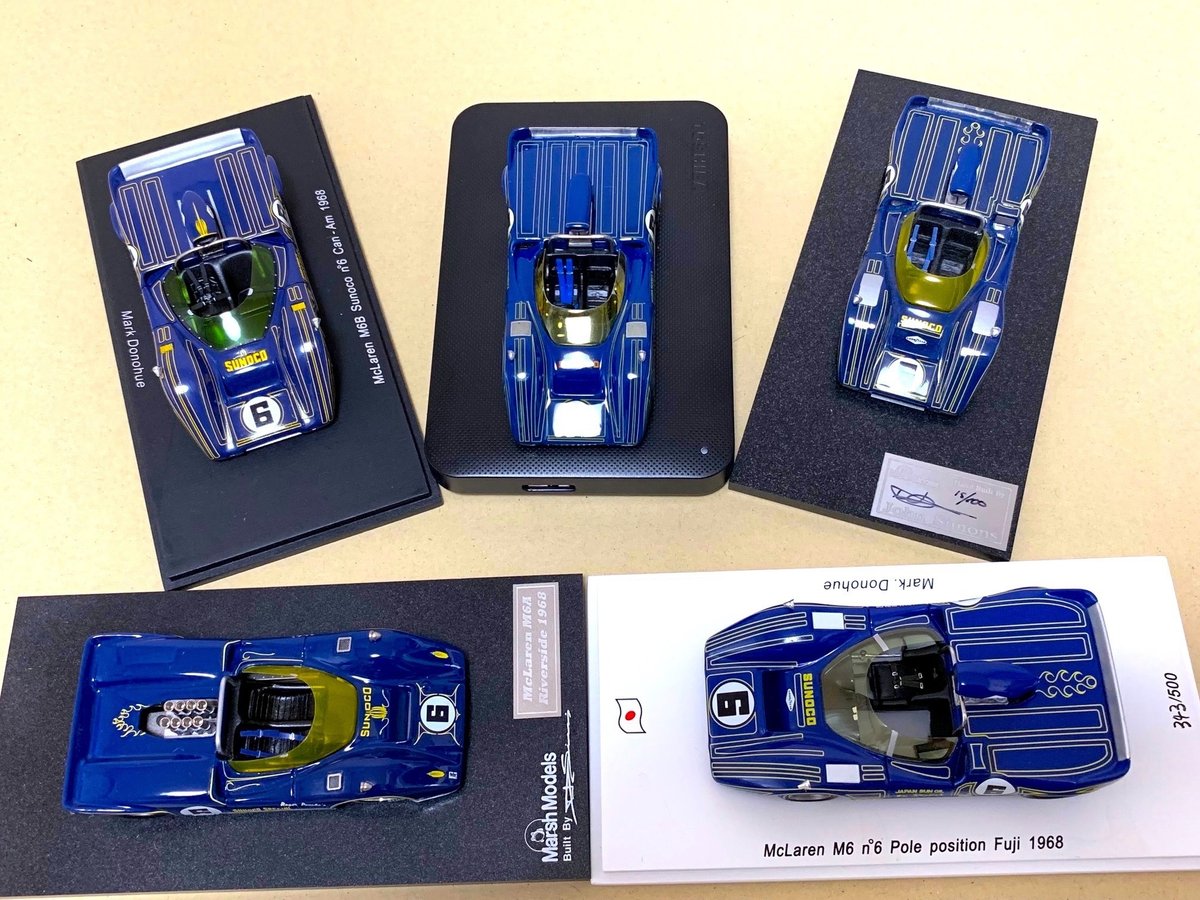 重箱の隅をつつく-9：SUNOCO McLaren M6A Gold Pin Striping｜猫夫