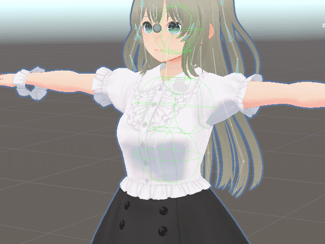 #VRoid 】VRChatのPhysBoneを攻略する（2）髪の毛編（後）【 #VRChat 】｜150万画素