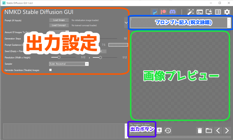 NMKD Stable Diffusion GUI｜ききよ