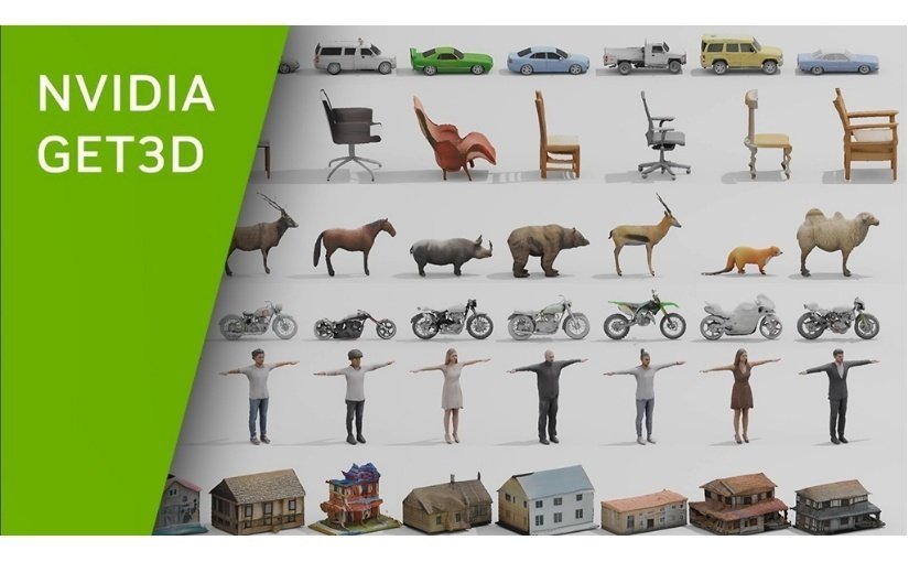 NVIDIA GET3D で人工知能による3Dモデル生成を試す｜npaka