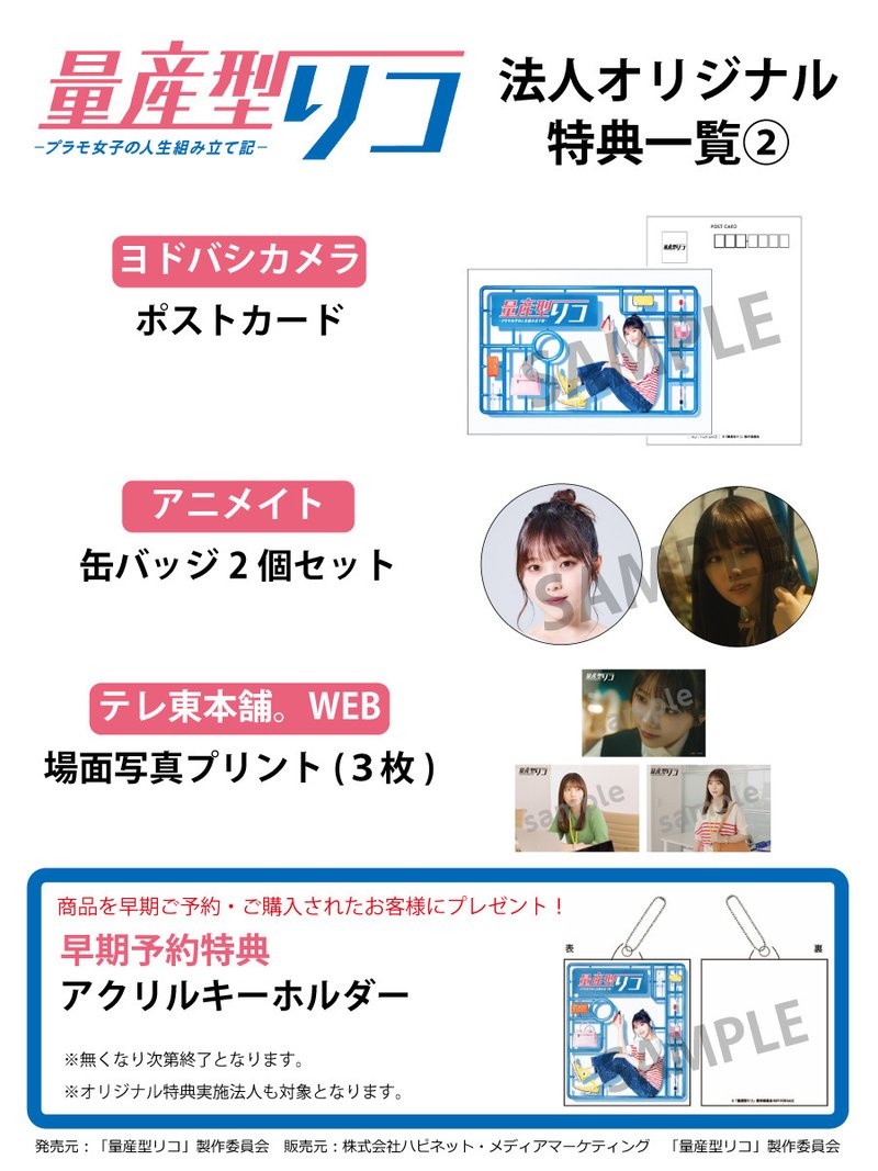 ★★เปิดจอง TV Drama Ryosangata Riko 量産型リコ -プラモ女子の人生組み立て記ー Blu-ray & DVD ...