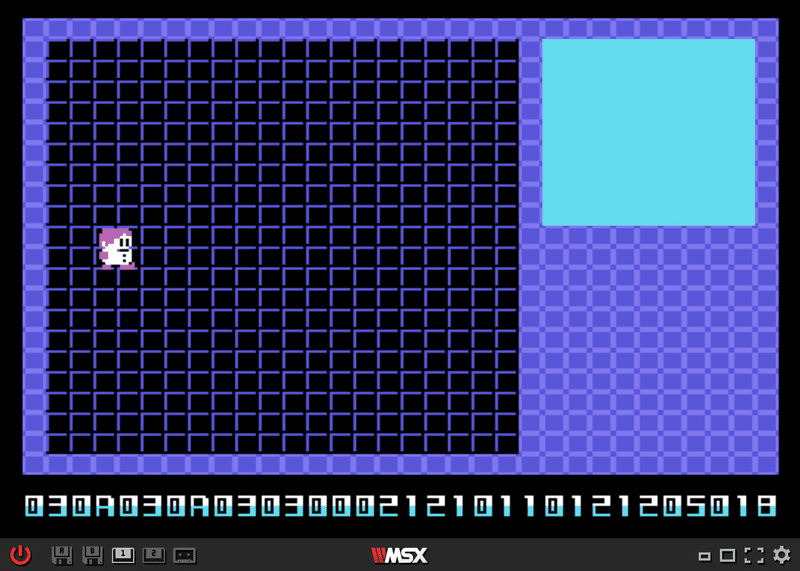 MSX マップを表示する 基礎編｜MSXのZ80で何か作る