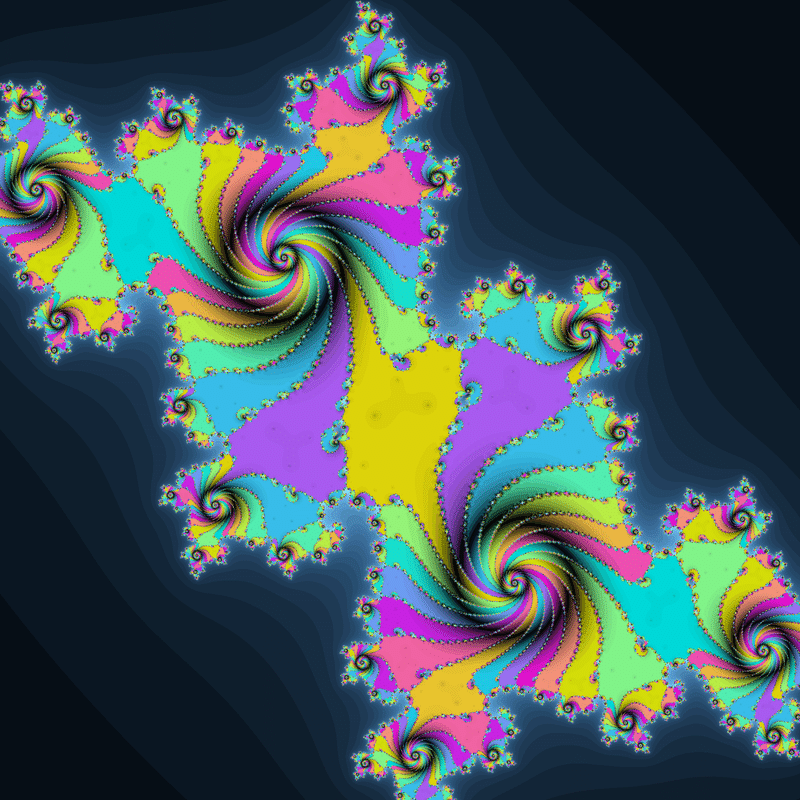 変なジュリア集合｜108Hassium