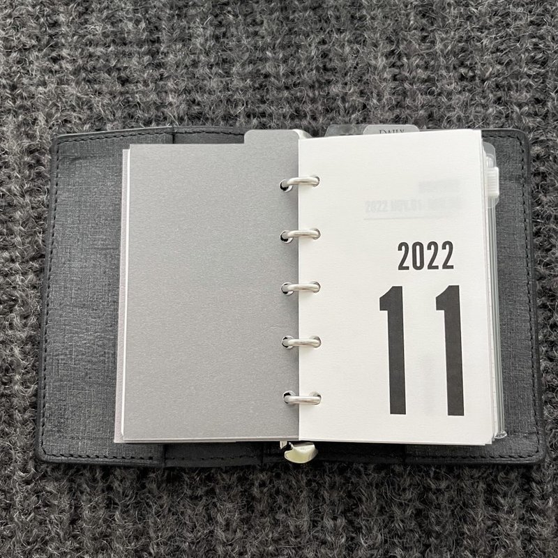 MINI6/M5/A5サイズリフィル無料ダウンロード[ 11月分 ]｜note1015