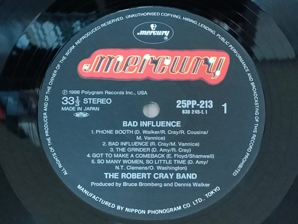 【Bad Influence】(1983) Robert Cray Band 80年代モダンブルースに登場した新星｜よっしー