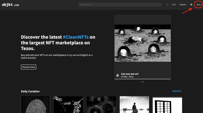 ObjktでNFTの購入方法｜ギン