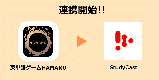 英単語ゲームアプリ 「HAMARU」と連携開始｜【公式】StudyCast