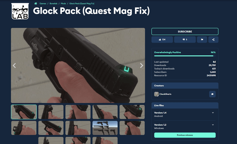 BONELAB(Quest版)でMODを入れる方法｜寿司トラッシュ