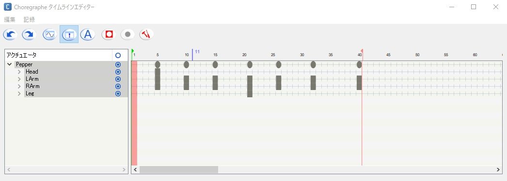 モーションファイルを調べる その4 Choregraphe｜Ninagawa123