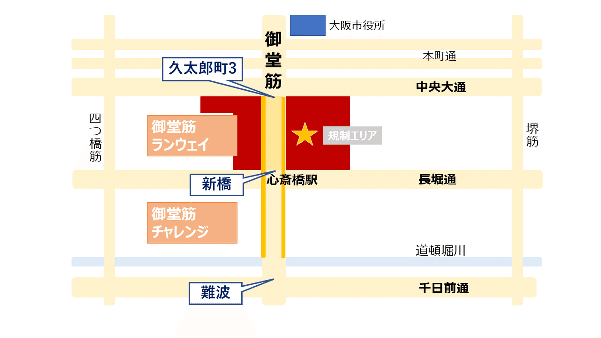 「ほこみち制度」と人流データの関係性~御堂筋ランウェイを例に~｜株式会社GEOTRA 公式note