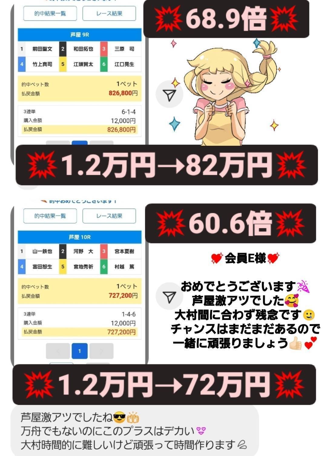 11/20🎯的中報告｜🤍AYAMI🤍競艇