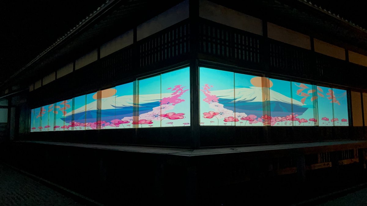 【2022掛川城PM】Vol.7 掛川城御殿でのプロジェクションマッピング、大盛況でした！【解説動画あり】｜吉川 牧人（Makito Kikkawa）/高校教員_世界史_ICT_探究_グローバル