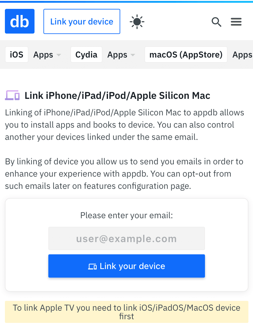 appdbでサイドロード｜はまち