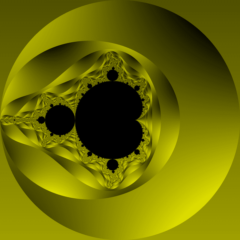 Processingでマンデルブロ集合を描く｜108Hassium