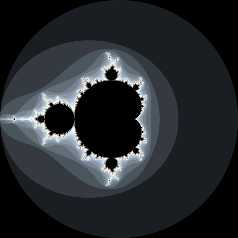 Processingでマンデルブロ集合を描く｜108Hassium