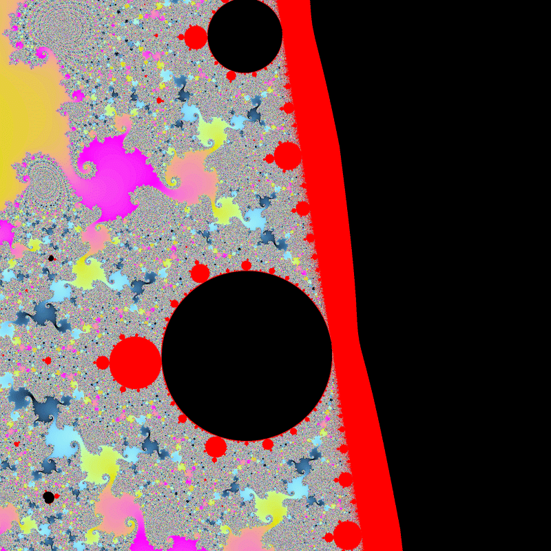 Processingでマンデルブロ集合を描く｜108Hassium