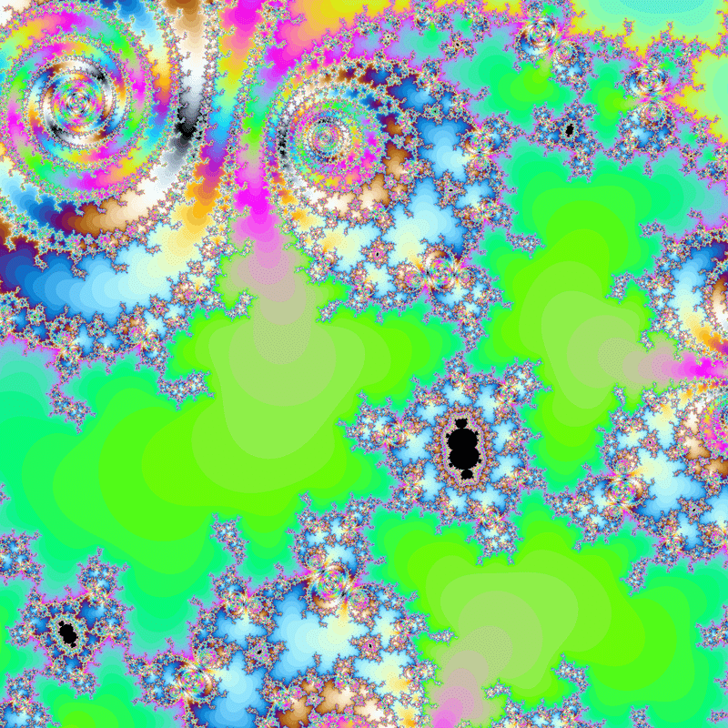 Processingでマンデルブロ集合を描く｜108Hassium