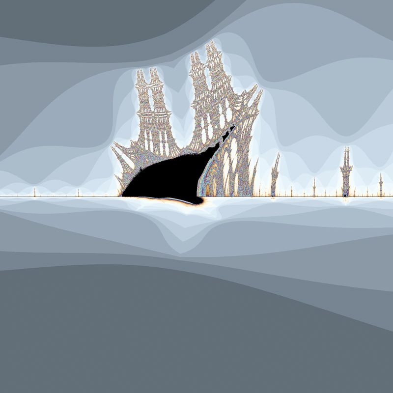 Processingでマンデルブロ集合を描く｜108Hassium