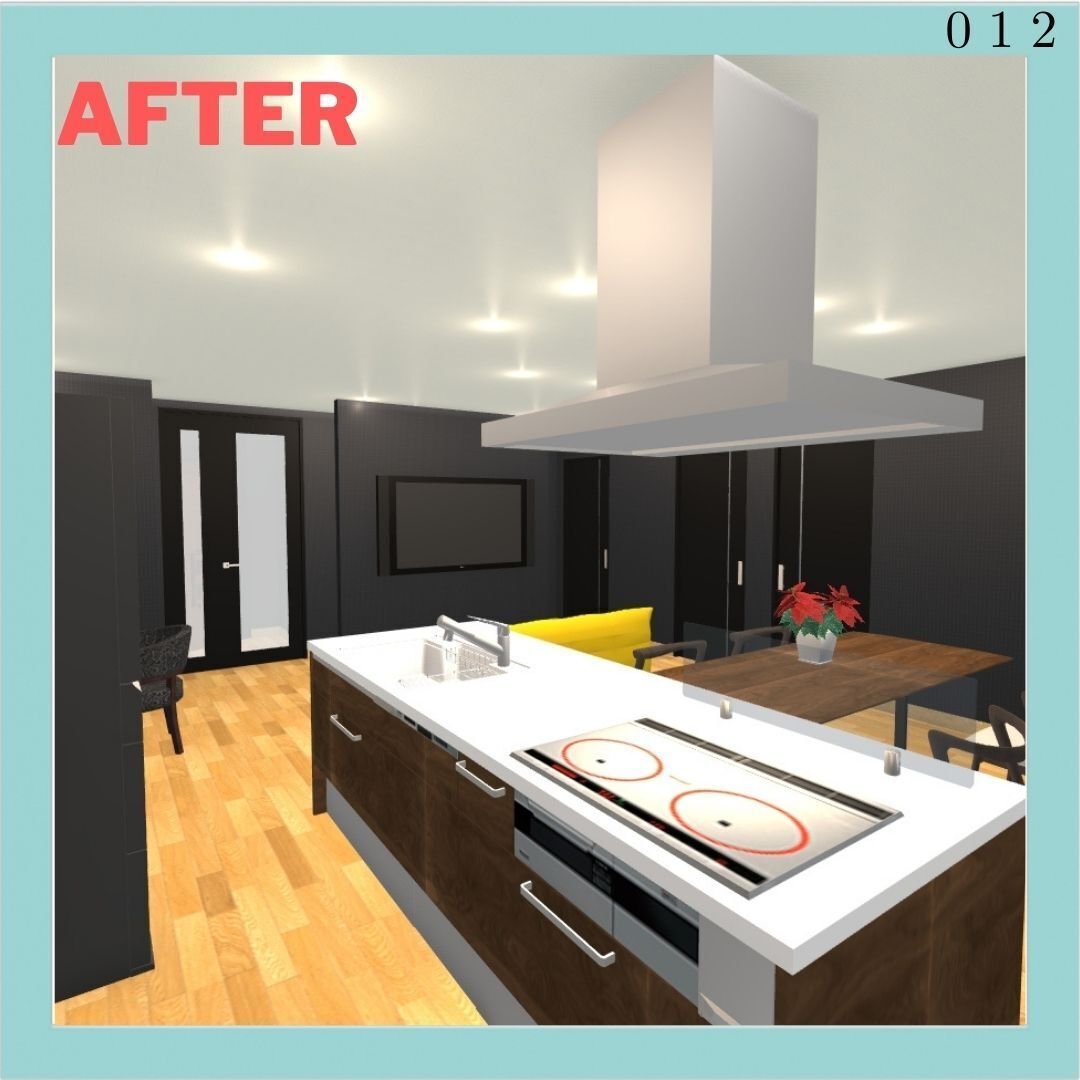 012 3DK⇒2LDK＋WICL リノベプラン｜renovation.nc