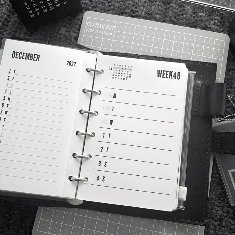 MINI6サイズリフィル無料ダウンロード[ 12月分 ]｜note1015