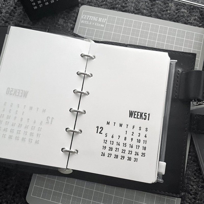 MINI6サイズリフィル無料ダウンロード[ 12月分 ]｜note1015